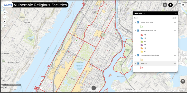 Project Vulnerable Religious Facilities - BetaNYC