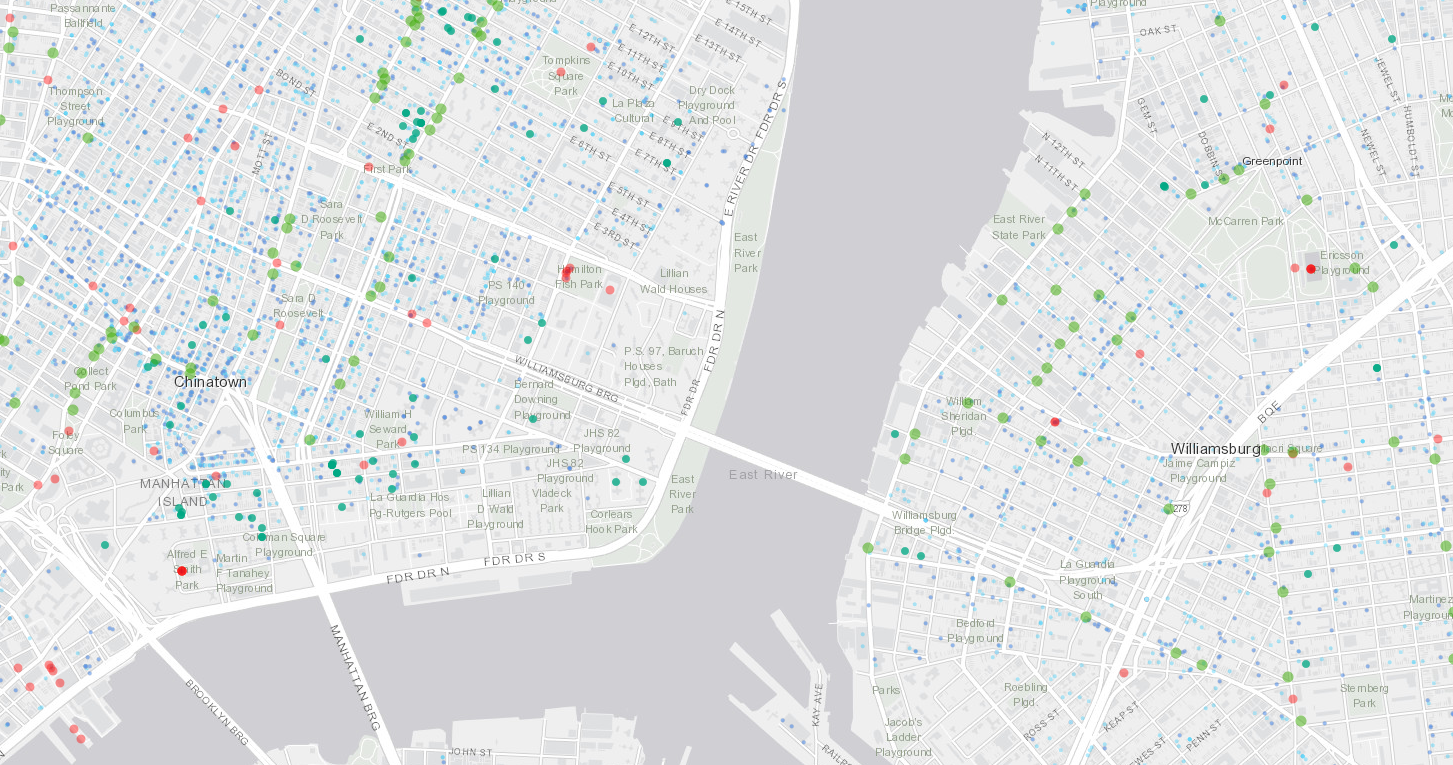 Internet Access Points / Wifi Hotspots Map - BetaNYC
